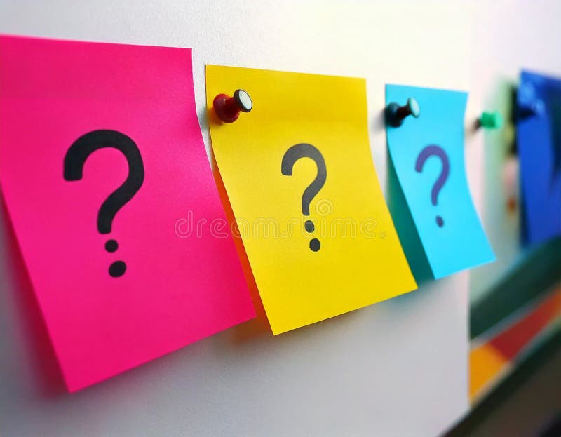 Colorful Post-it Notes Sticky Notes for Writing New Ideas and Concepts ...