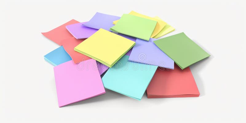Colorful Post-it Notes stock image. Image of colorful - 365995443