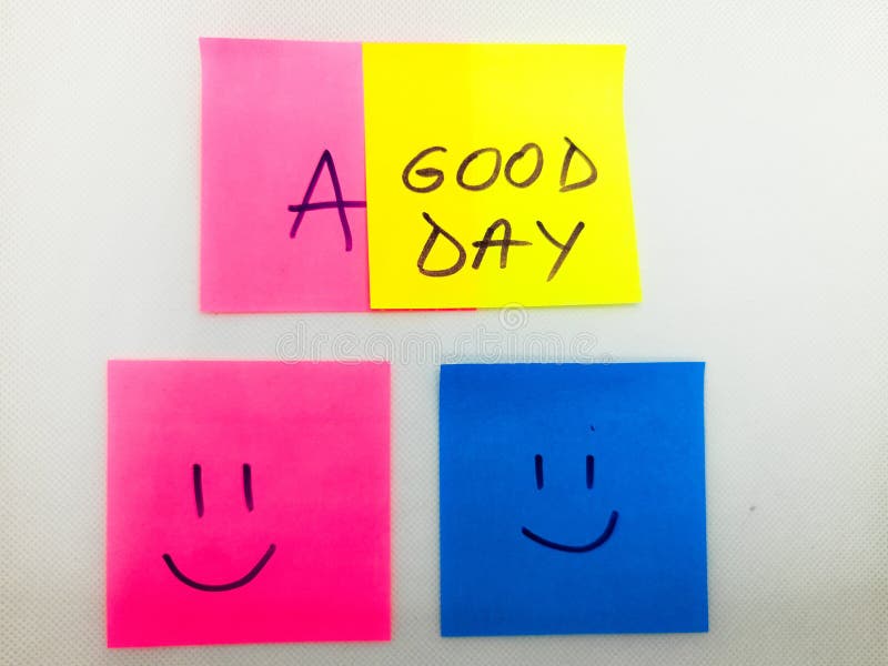 Colorful Posts with Messages Isolated on White Stock Image - Image of ...