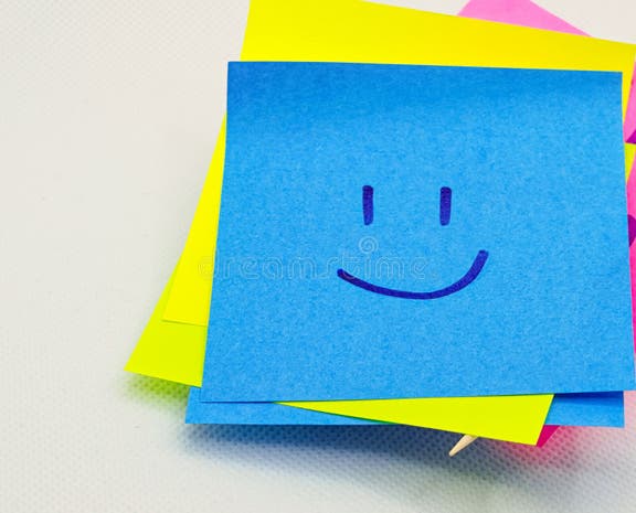 Colorful Posts with Messages Isolated on White Stock Image - Image of ...