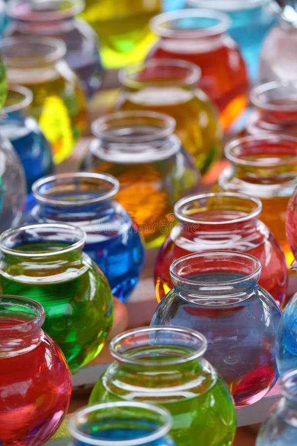 Colorful pots stock image. Image of green, colourful - 17842561