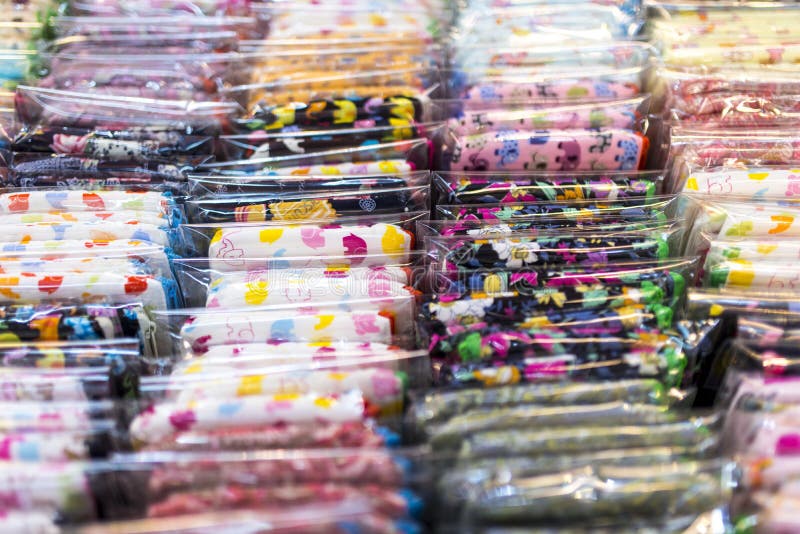 Colorful Pouch stock photo. Image of fabric, retail, cute - 63648604