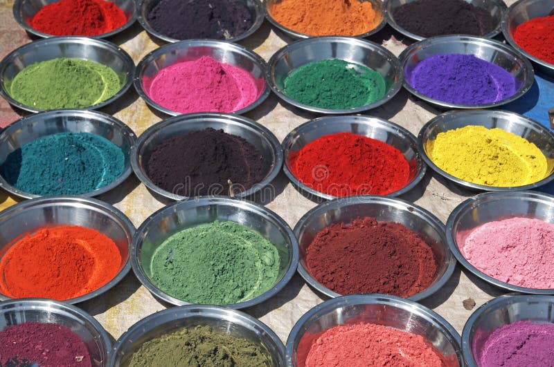 Colorful Powder stock photo. Image of indian, yellow, purple - 6763498
