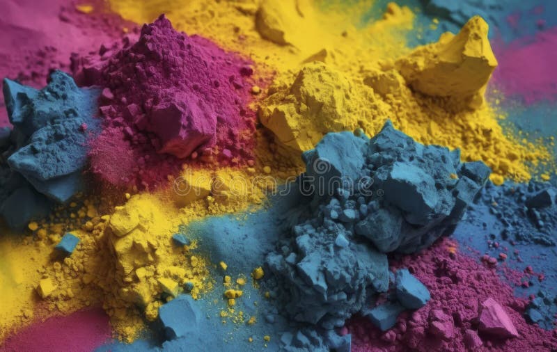 Colorful Powder Wallpaper, Background Stock Illustration - Illustration ...