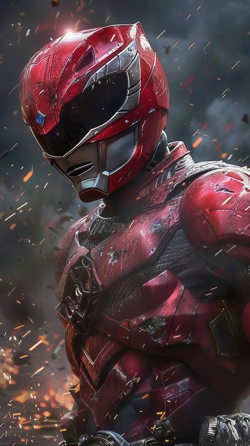 Colorful Power Ranger Backgrounds. Action-packed Superhero Concept ...