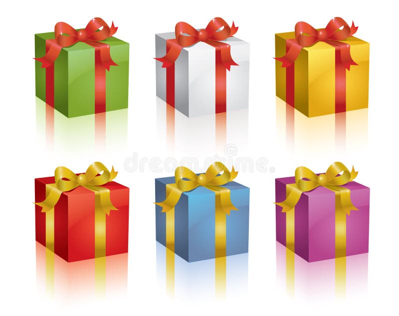 Colorful presents stock vector. Illustration of decoration - 11696019