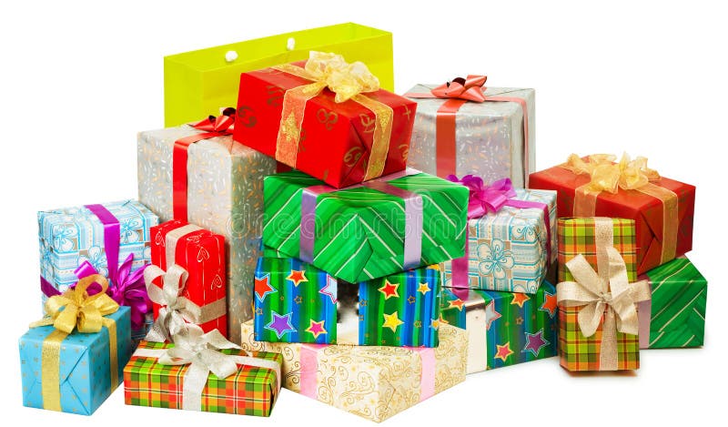 Colorful presents stock photo. Image of packages, arrangement - 7471372