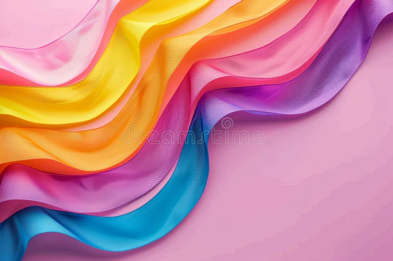 Colorful Pride Month Banner with Ample Copy Space for Text or Design ...