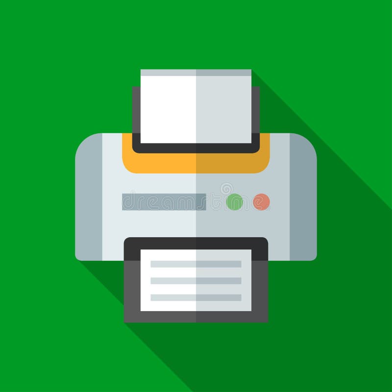 Colorful printer stock vector. Illustration of color, photograph - 7876118