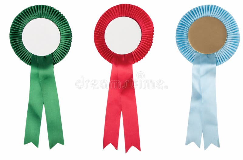 Award Ribbons stock photo. Image of achievement, metal - 4438480