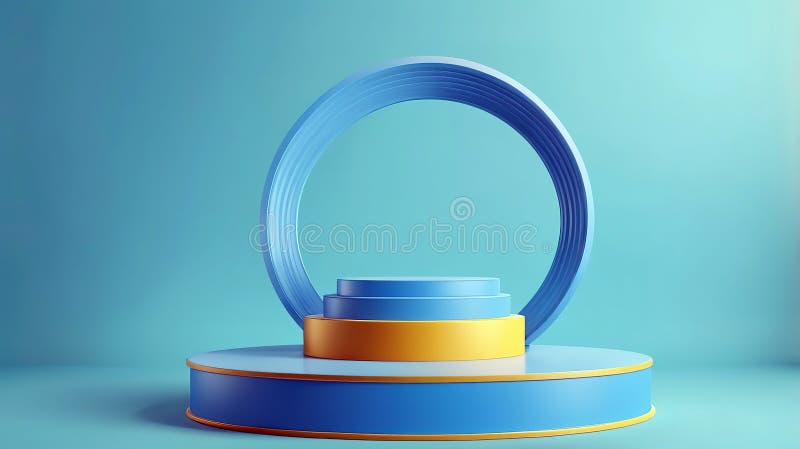 Display Podium Created with Artificial Intelligence (AI) Stock ...