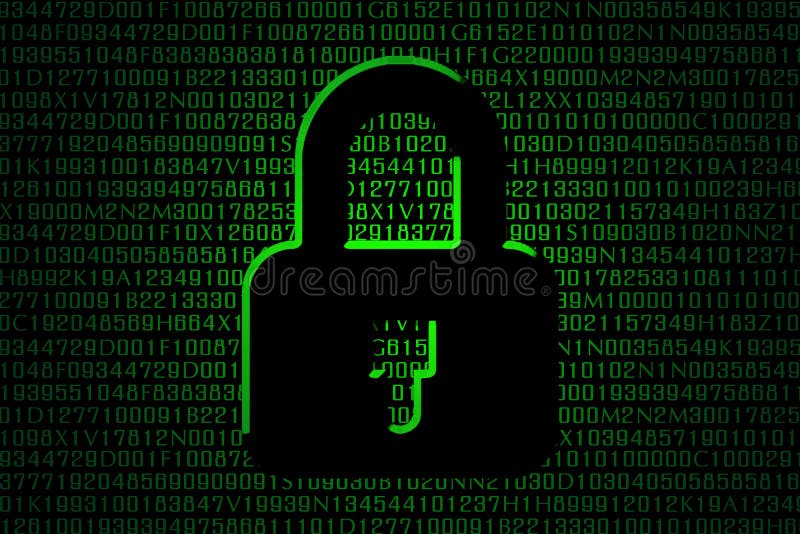 Professional Lock Screen for Laptop Screens Stock Illustration ...