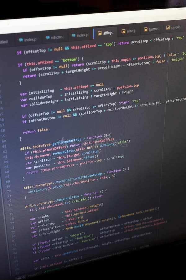 Colorful Programming Php And Html Code On A Monitor Stock Image Image Of Data Screen 69847277 6159