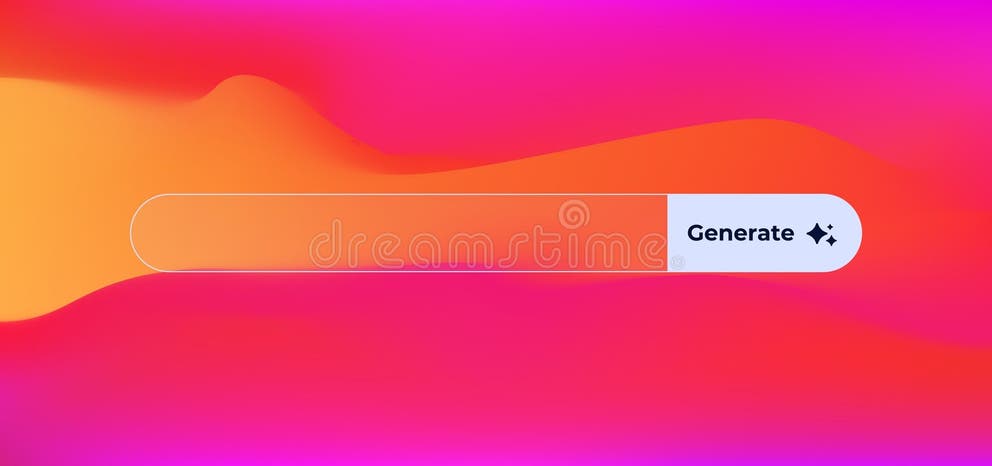 Colorful Progress Bar with Gradient Transition and Generate Button ...