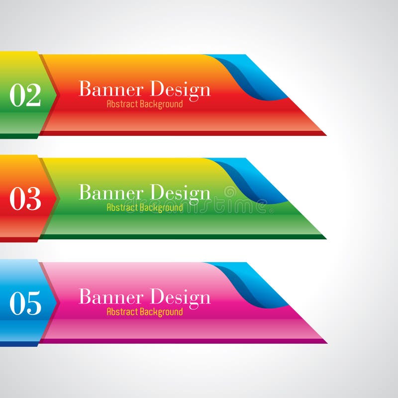 Colorful Promotional Banner Design,vector Illustration Stock Vector ...