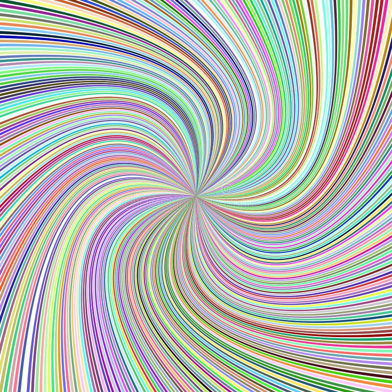 Colorful Psychedelic Abstract Striped Spiral Vortex Background Stock ...