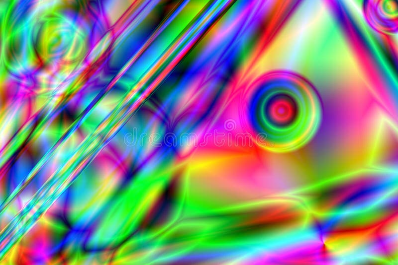 Colorful Psychedelic Background Stock Image - Image of ethereal ...