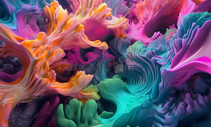 Colorful Psychedelic Colors Background for Design Abstract Stock ...