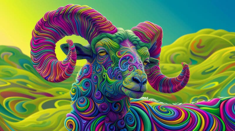Psychedelic Ram Stock Photos - Free & Royalty-Free Stock Photos from ...