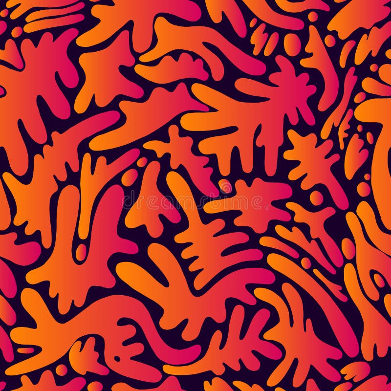 Colorful Psychedelic Abstract Decorative Waves Seamless Pattern, in ... Colorful Psychedelic Abstract Decorative Waves Seamless Pattern, in ...