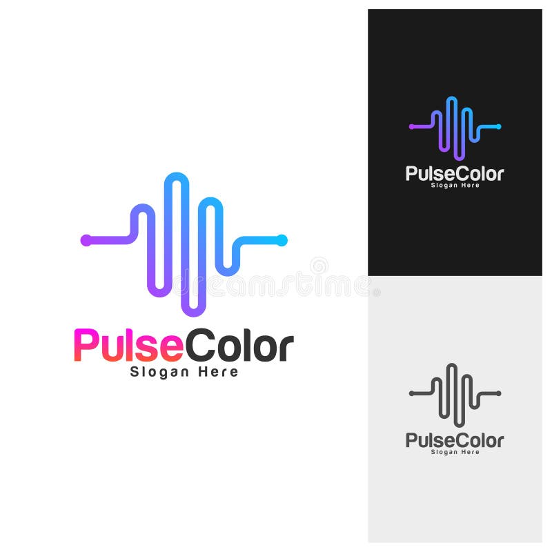 Colorful Pulse Logo Template Design Vector, Creative Design, Icon ...