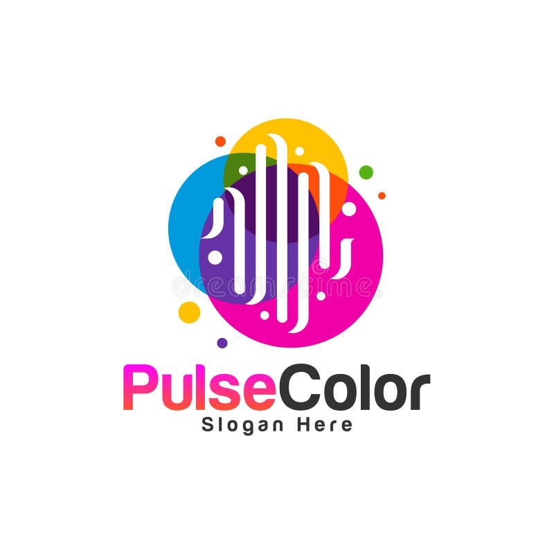 Colorful Pulse Logo Template Design Vector, Creative Design, Icon ...