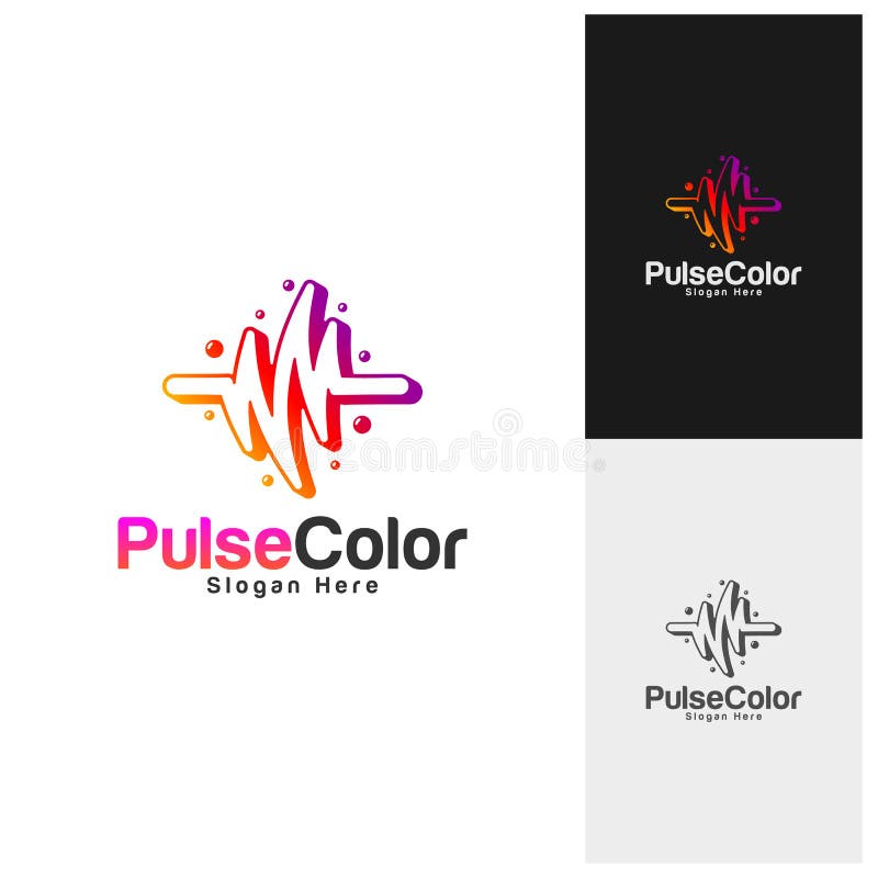 Colorful Pulse Logo Template Design Vector, Creative Design, Icon ...