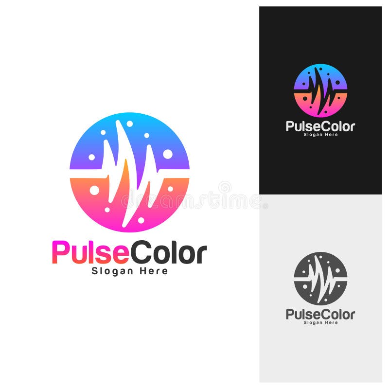 Colorful Pulse Logo Template Design Vector, Creative Design, Icon ...