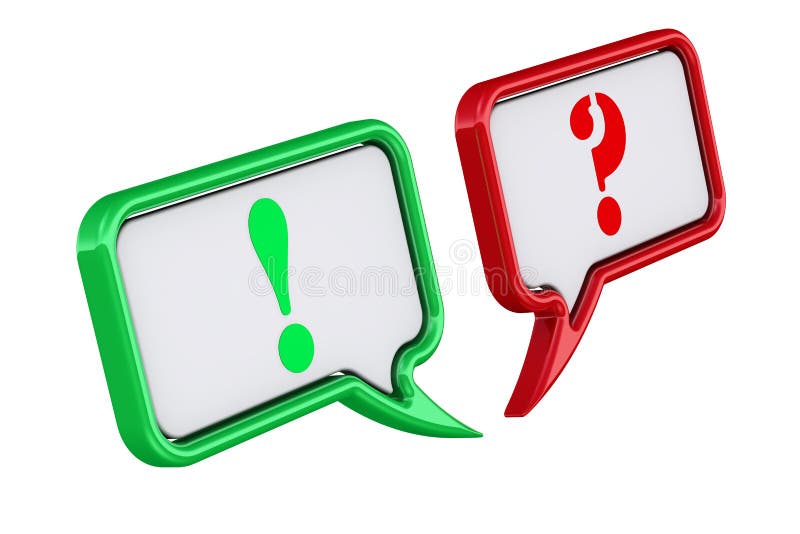 Colorful Punctuation Marks on Speech Bubbles Stock Illustration ... Colorful Punctuation Marks on Speech Bubbles Stock Illustration ...