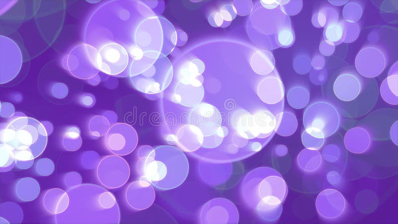 Colorful Purple Fast Blur Light Big Bubble Divine Dimension Bokeh Stock ...