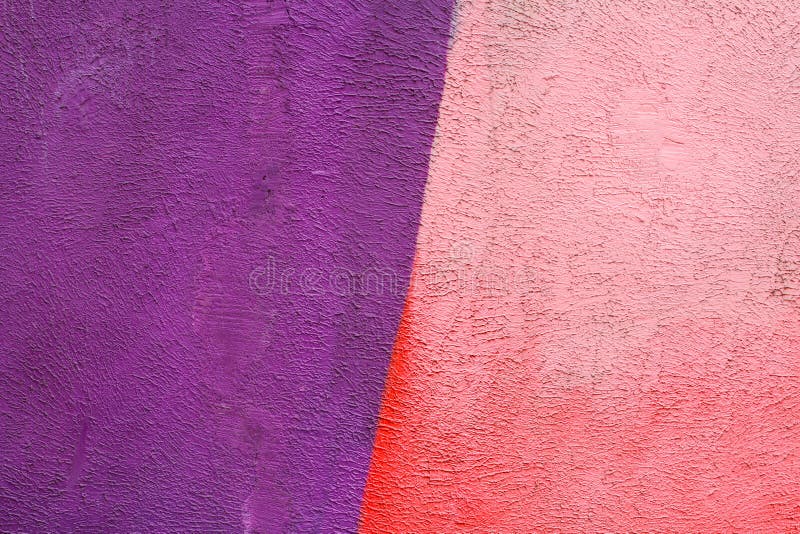 Colorful (purple and Red) Brick Wall Stock Photo - Image of plaster ...