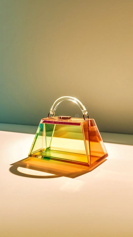 A Colorful Purse in a Rectangular Shape is in Fron Stock Illustration ...