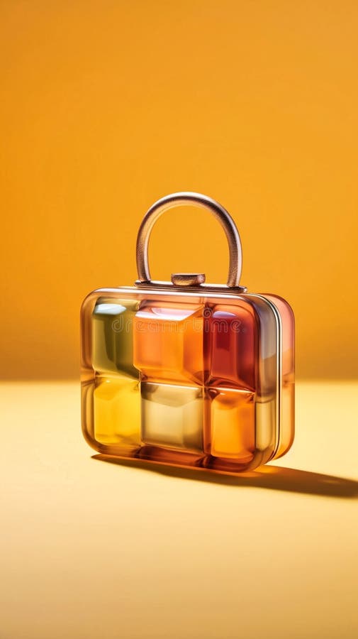 A Colorful Purse in a Rectangular Shape is in Fron, Generative AI Stock ...