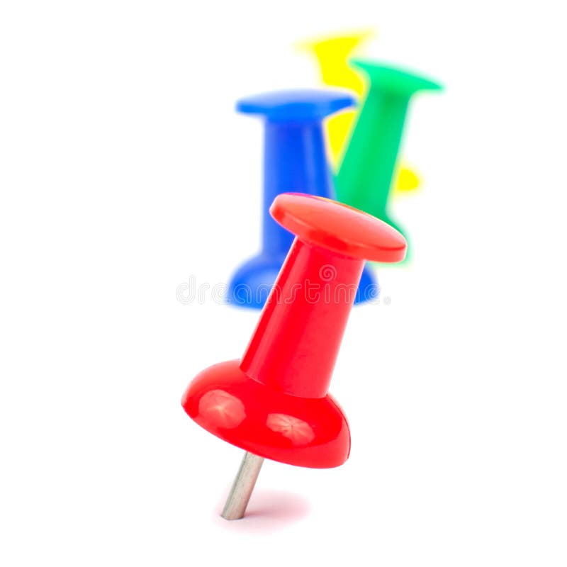 Colorful Push Pin Picture. Image: 18573861