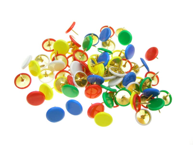 Color pushpin stock photo. Image of blackboard, marketing - 3859076