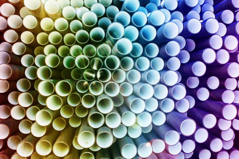 Colorful PVC pipes stock photo. Image of repair, ditch - 48202478