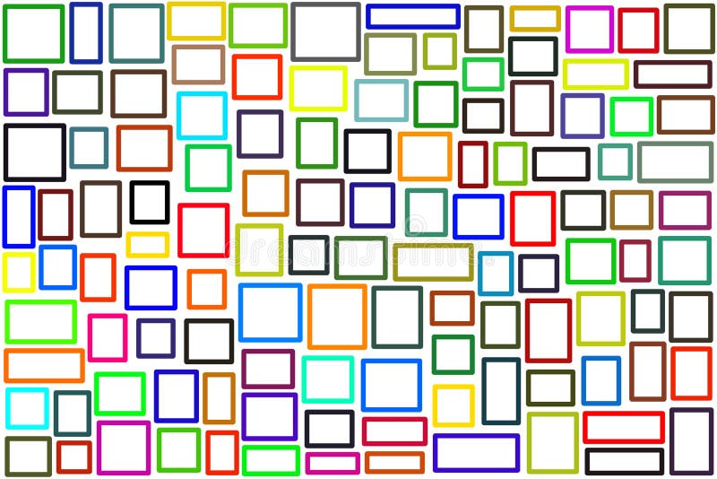 Colorful Quadrilaterals Background Pattern for Packaging, Wallpaper ...