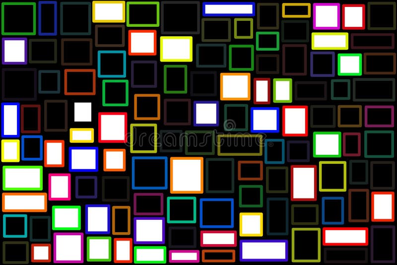 Colorful Quadrilaterals Background Pattern for Packaging, Wallpaper ...