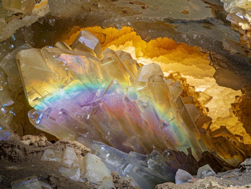 Colorful Quartz Crystal Border Paper Beautiful Antique Vintage Old Page ...