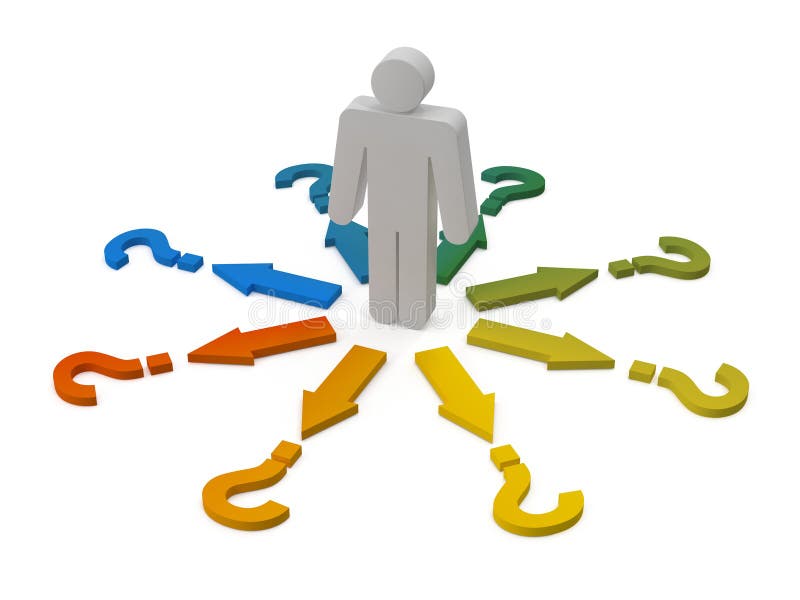 Stick Man Question Mark Stock Illustrations – 414 Stick Man Question ...