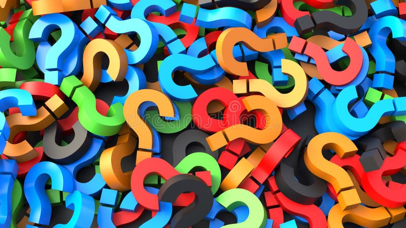Colorful Question Marks Picture. Image: 115428488