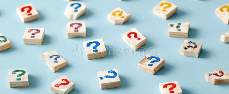The Colorful Question Marks Inviting Curiosity and Exploration on a ...