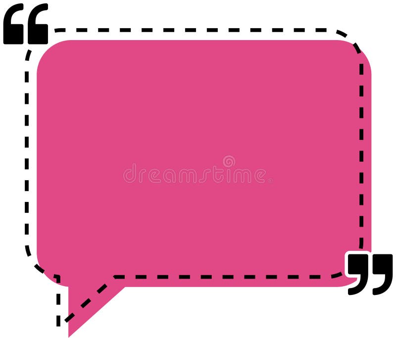 Colorful Quote Frames. Speech Bubbles with Quotation Marks. Blank Text ...