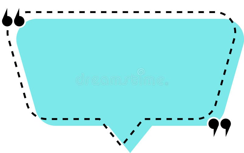 Colorful Quote Frames. Speech Bubbles with Quotation Marks. Blank Text ...