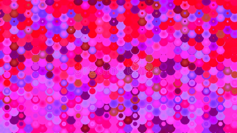 Colorful Radial Hex Pattern Illustration Background. Stock Illustration ...