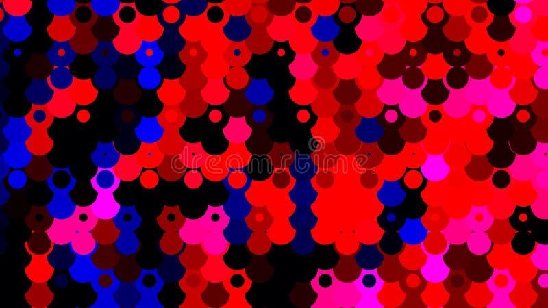 Colorful Radial Hex Pattern Illustration Background. Stock Illustration ...