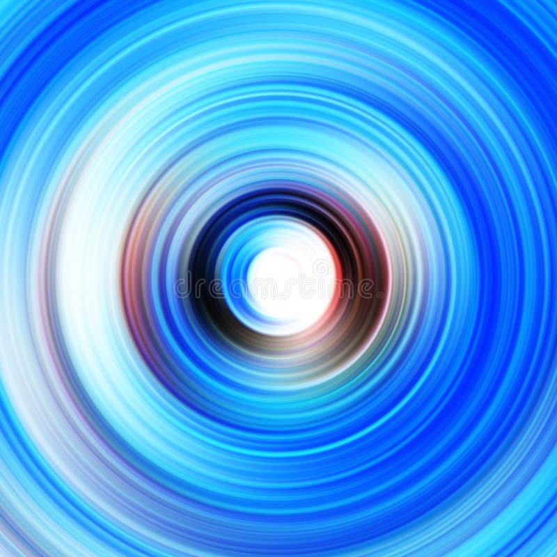 Colorful Radial Motion Effect. Abstract Rounded Background. Color ...
