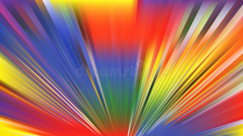 Colorful Radial Stripes Background Design Stock Vector - Illustration ...