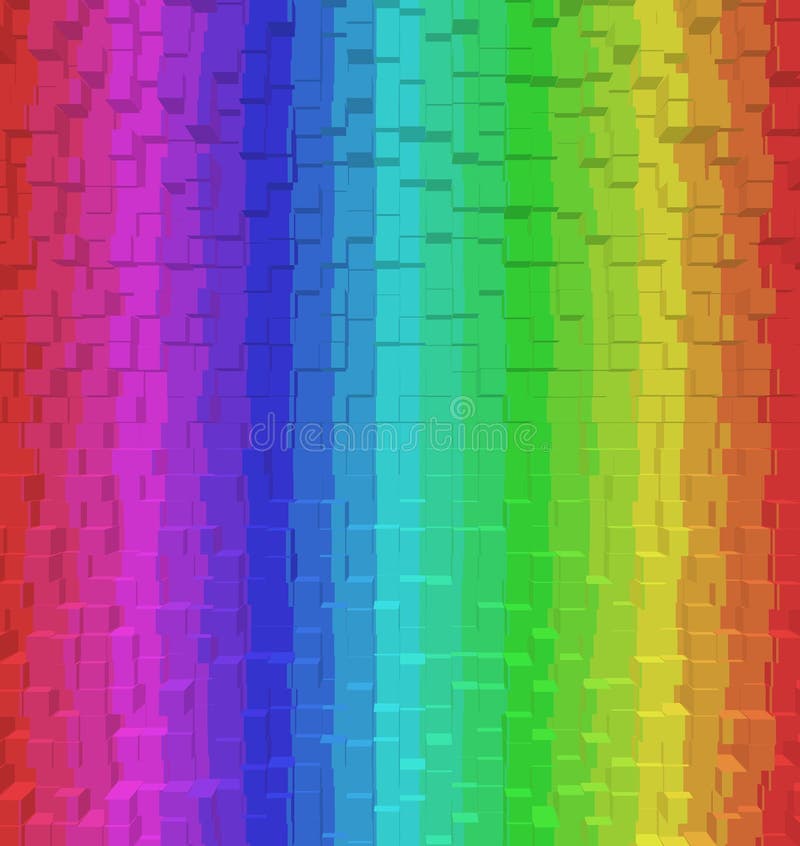 Colorful Rainbow Abstract Background Stock Illustration - Illustration ...