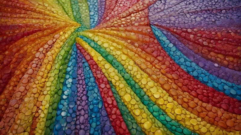 Colorful Rainbow Texture Pattern Background Stock Illustration ...